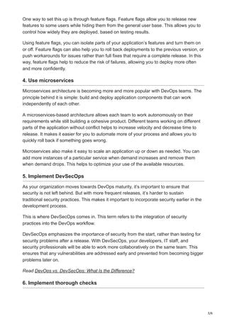 Ways To Boost Your DevOps Efforts PDF Web Development Internet