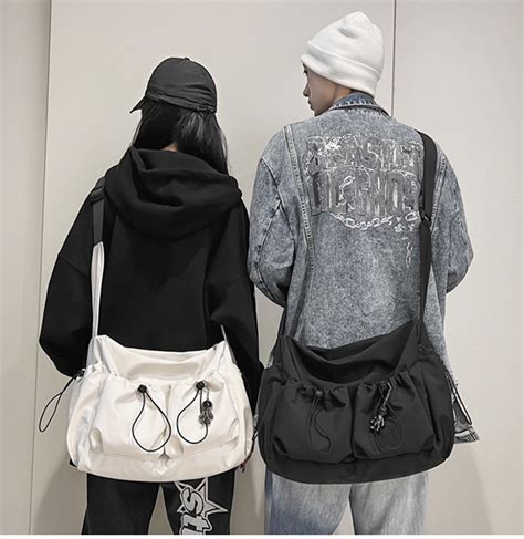 에이어패럴 당일발송남여공용 데일리 스트링 캔버스 크로스백 빅 버클 보부상 숄더 슬링 아이패드 가방 Gb029