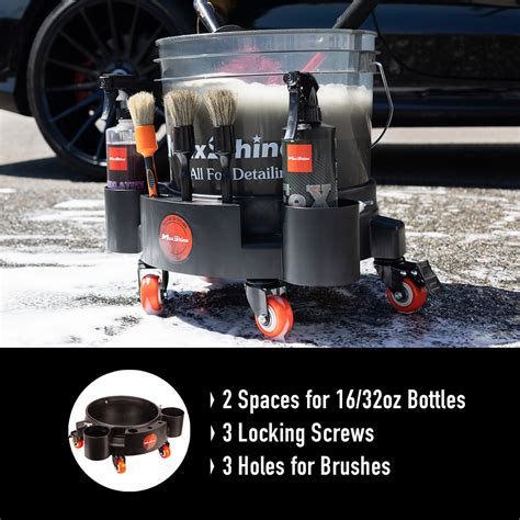 Maxshine Rolling Bucket Dolly 702306 702307 Southwest Detail Supplies