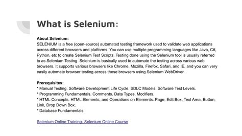 Ppt What Is The Difference Between Selenium And Selenium Webdriver Powerpoint Presentation
