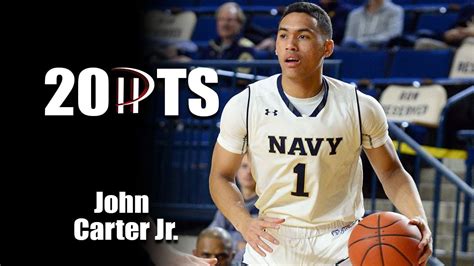 Navys John Carter Jr Puts Up 20 Points Vs Georgetown Full