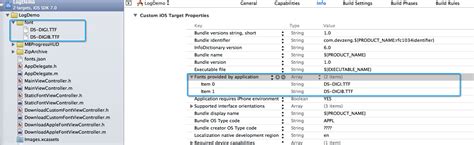 在ios开发中使用自定义字体