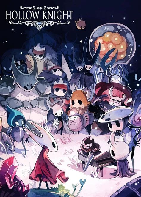 Hollow Knight Poster Characters 15 Hollow Knight Merch