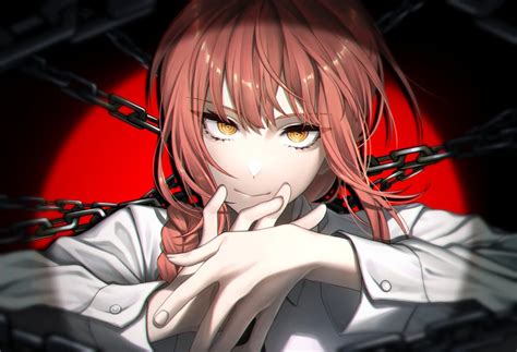 Makima Chainsaw Man Drawn By Etrufaufau Danbooru