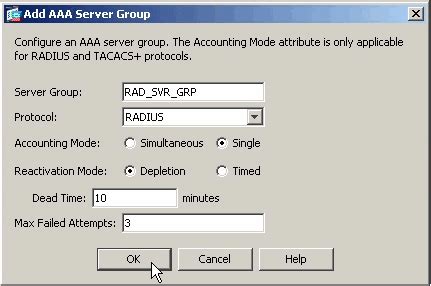 ASA Configure RADIUS Authentication For WebVPN Users Cisco