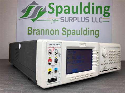 Fluke Wavetek 9100 Multifunction Calibrator With Accessories Calibrated Spaulding Surplus