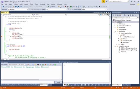 Developing Keil MDK ARM Projects With VisualGDB VisualGDB Tutorials