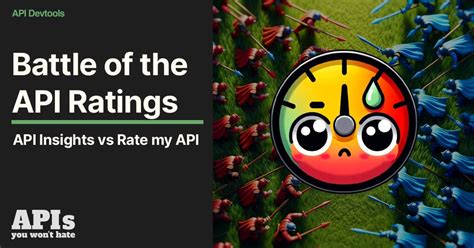 Battle Of The Api Ratings Api Insights Vs Rate My Api
