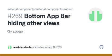 Bottom App Bar Hiding Other Views Issue Material Components Material Components Android