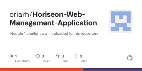 GitHub Oriarh Horiseon Web Management Application Module 1 Challenge