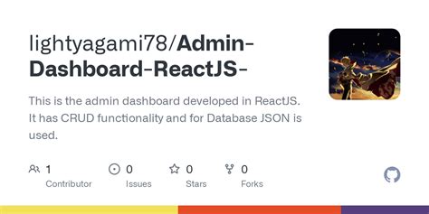 GitHub Lightyagami Admin Dashboard ReactJS This Is The Admin Dashboard Developed In