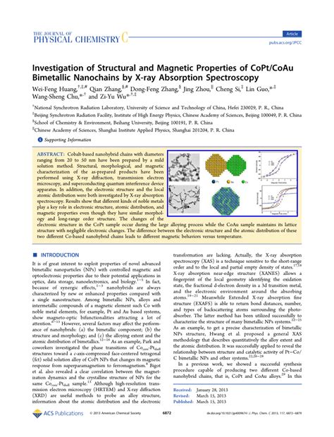 Pdf In Situ Observation Of Cu Pt Core Shell Nanoparticles In The Atomic Scale By Xafs