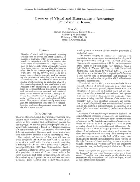 Theories Of ·visual And Diagrammatic Reasoning C
