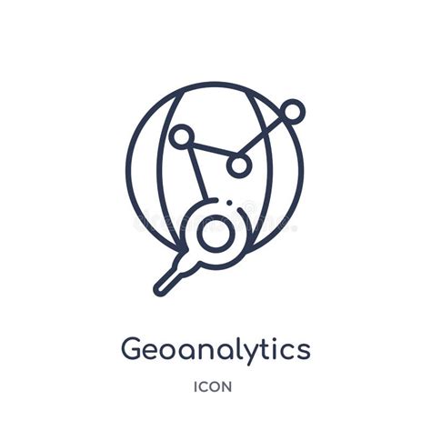Linear Locations Icon From Maps And Flags Outline Collection Thin Line Locations Icon Isolated