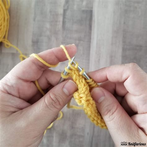 How To Knit Front And Back KFB K FB Increase Knitfarious