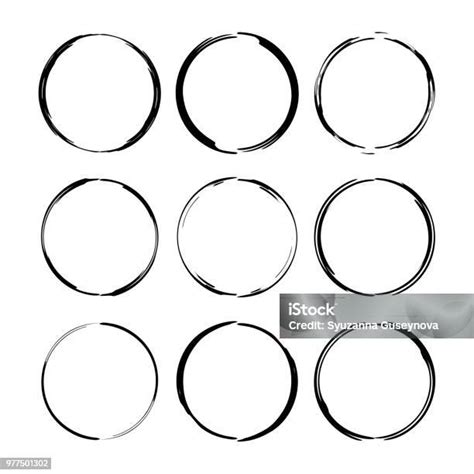 검은 Empy 그런 지 프레임의 집합입니다 벡터 일러스트입니다 0명에 대한 스톡 벡터 아트 및 기타 이미지 0명 계획 구 Istock