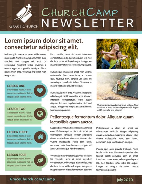 August Church Newsletter Ideas At Summer Mathew Blog