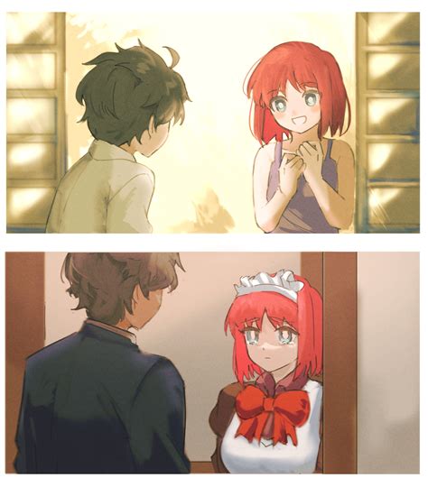 Tohno Shiki And Hisui Tsukihime Drawn By Ezekquel Danbooru