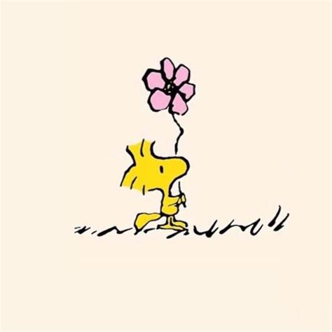Hà Thi On Tiktok Woodstock Flowers Snoopy With Flower Woodstock