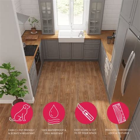 Lucida Surfaces Luxury Vinyl Floor Tiles Peel And Stick Adhesive Flooring