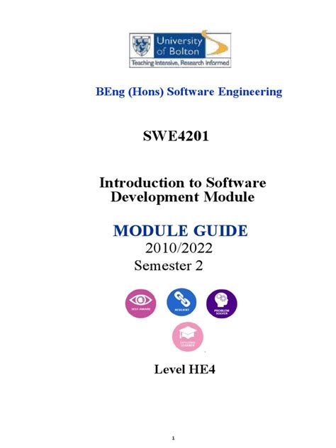 Swe4201 Module Guide Software Development 21 2022 Pdf