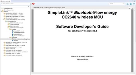 CCS LAUNCHXL CC Project Zero And BLE SDK Code Composer Studio Forum Code