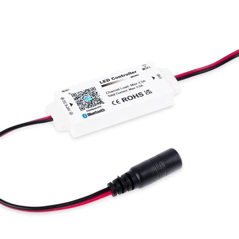 Mini Single Color Controller WiFi Bluetooth 5 24V DC 3 5A