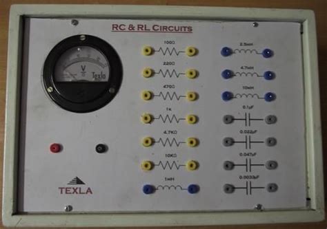 Rc And Rl Circuits Trainer Scientific Instruments And Devices Texla Scientific Instruments In