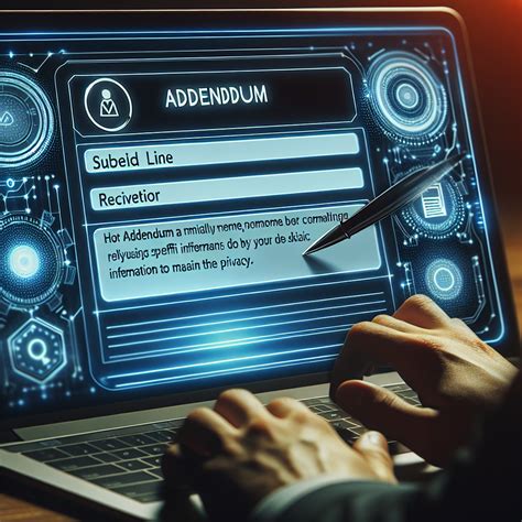 Best Addendum Email Template Vondy