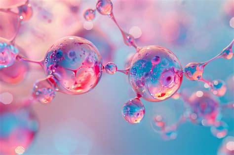 Premium Photo Abstract Molecule Structure Research In Molecular Chemistry