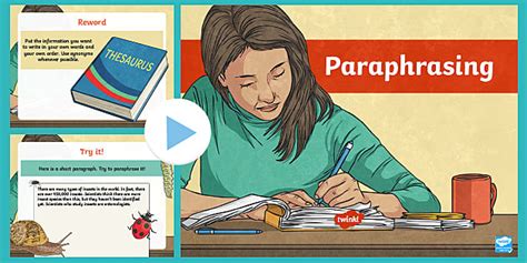 Paraphrasing PowerPoint Teacher Made Twinkl