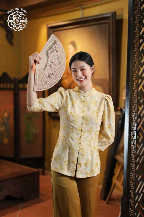 Áo Bà Ba Tơ Tằm Pháp Phục Thiên Địa Duyên