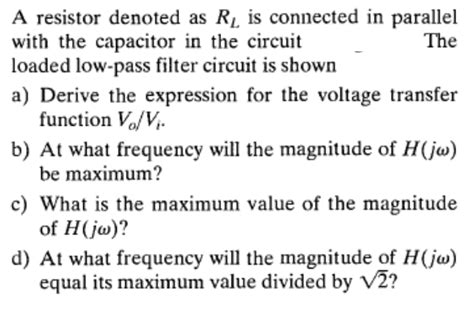 solved 2 consider the circuit below ui 2