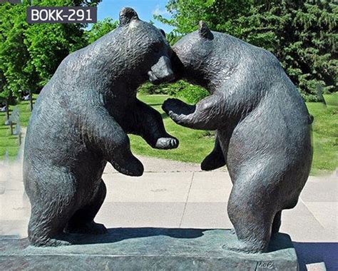 Bronze Large Outdoor Grizzly Bear Statues