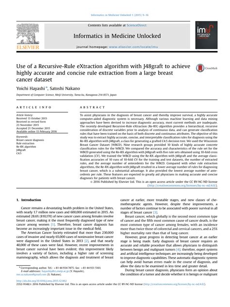 pdf use of a recursive rule extraction algorithm with j48graft to