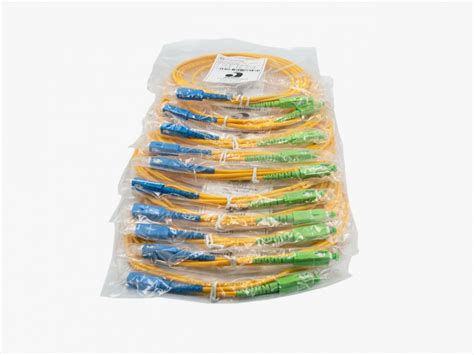 Patch Cord Fibra SC UPC SC APC SM SX MM MTS C Azul Verde FW Distribuição Fibra Óptica