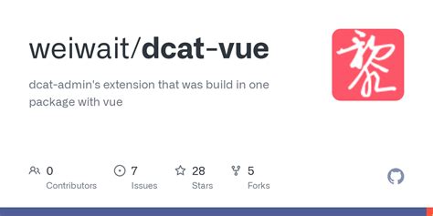 Github Weiwaitdcat Vue Dcat Admins Extension That Was Build In One