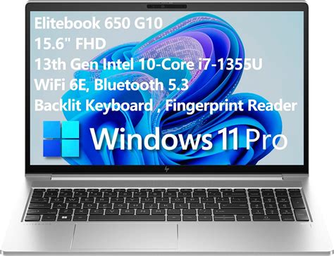 Amazon Com HP Elitebook G Business Laptop Computer FHD Th Gen Intel Core I