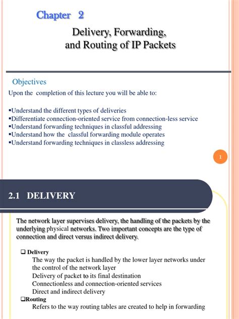 6 Delivery Forwarding And Routing Of Ip Packets Pdf Router Computing Routing