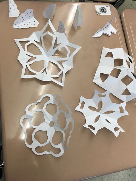 Drawing On Math Snowflakes Geometry Review