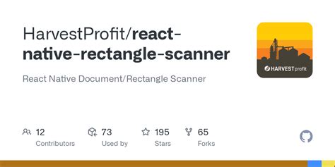 Github Harvestprofit React Native Rectangle Scanner React Native Document Rectangle Scanner