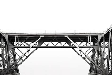 Steel Bridge Structure Framework Under Construction Premium Ai