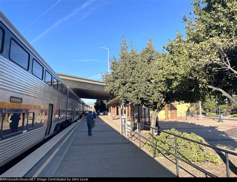 Amtrak Train 536 Stopped At Suisun Fairfield Station