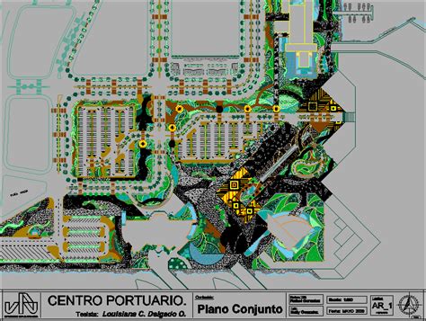 Port Center In Autocad Cad Library