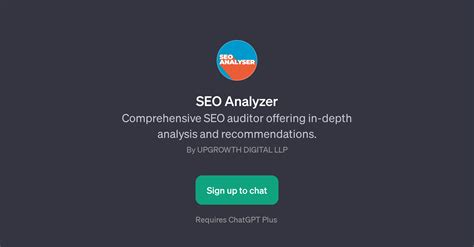 Seo Analyzer And 16 Other Ai Alternatives For Website Analysis