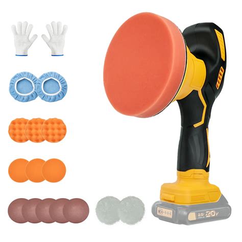 Jual Cordless Car Polisher For Dewalt 20v Battery Electric Polishers And Buffers With 8 Variable