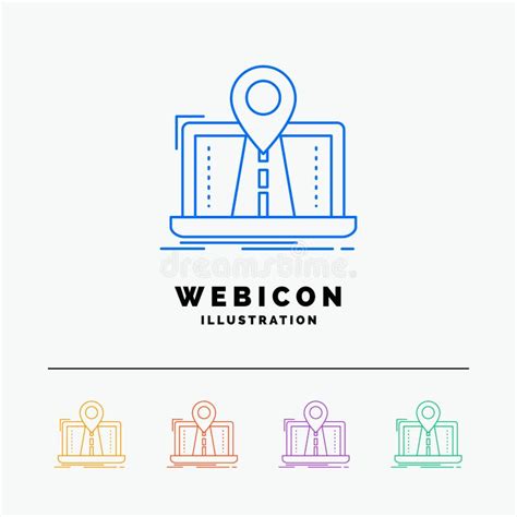 Gps System Concept Web Design Template Stock Illustrations 456 Gps