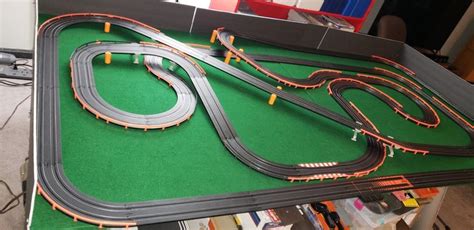 Afx 50 Layout On 4×8 For Slot Car Racing