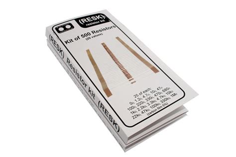 Resistor Kit RESK Released Oomlout Buy Learn Arduino In The UK
