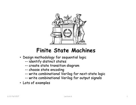 Ece Notice Vlsi Material Finite State Machines Finite State Machines